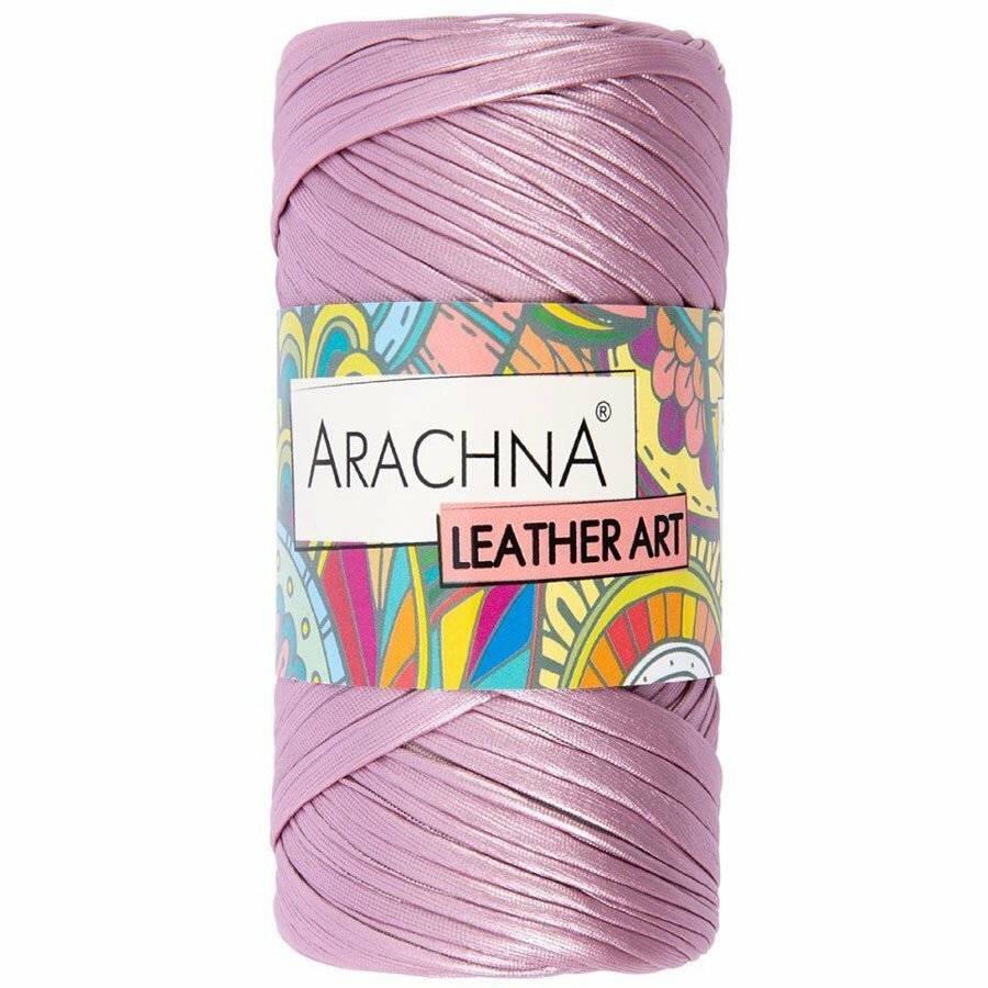 Пряжа Arachna LEATHER ART 03 розовый (1 моток)