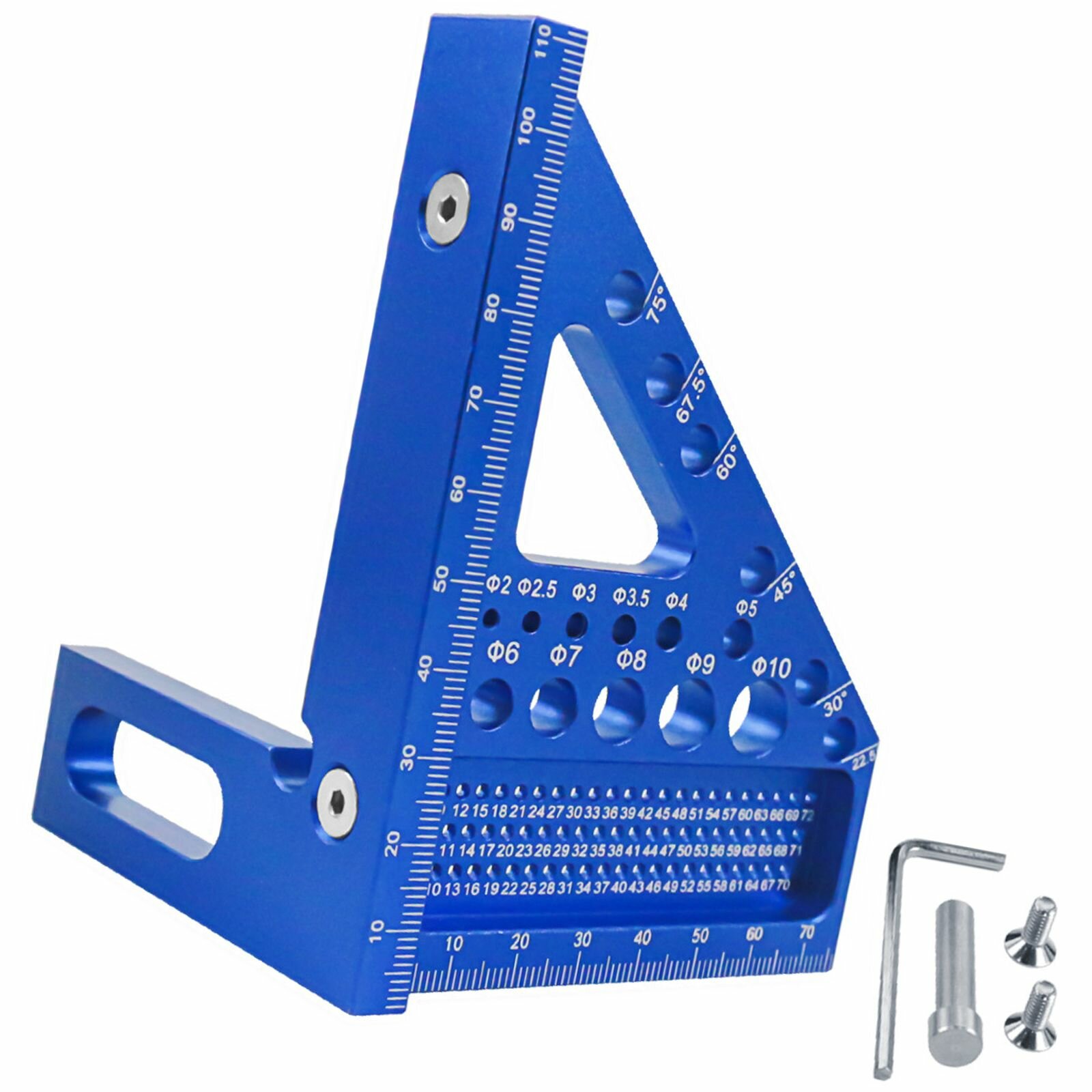 Алюминиевый угольник для измерения углов 45/90 градусов