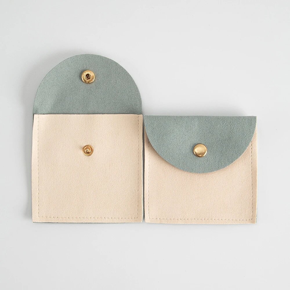 Набор из 10 бархатных мешочков из микрофибры no logo