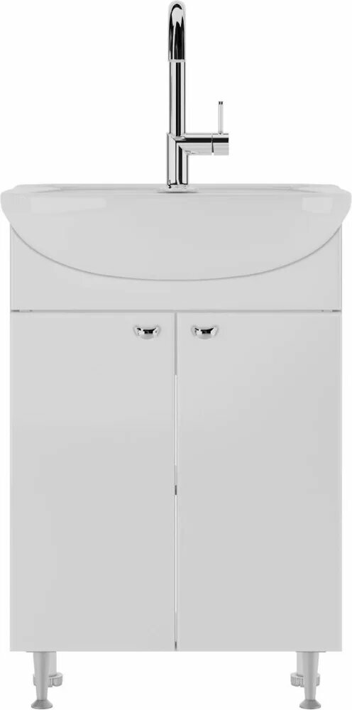 Тумба под раковину Домино, "Уют 55 Лидер" без ящика