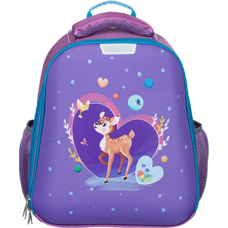 Ранец №1School Basic   Олененок, 2 отд, эргоном. спинка