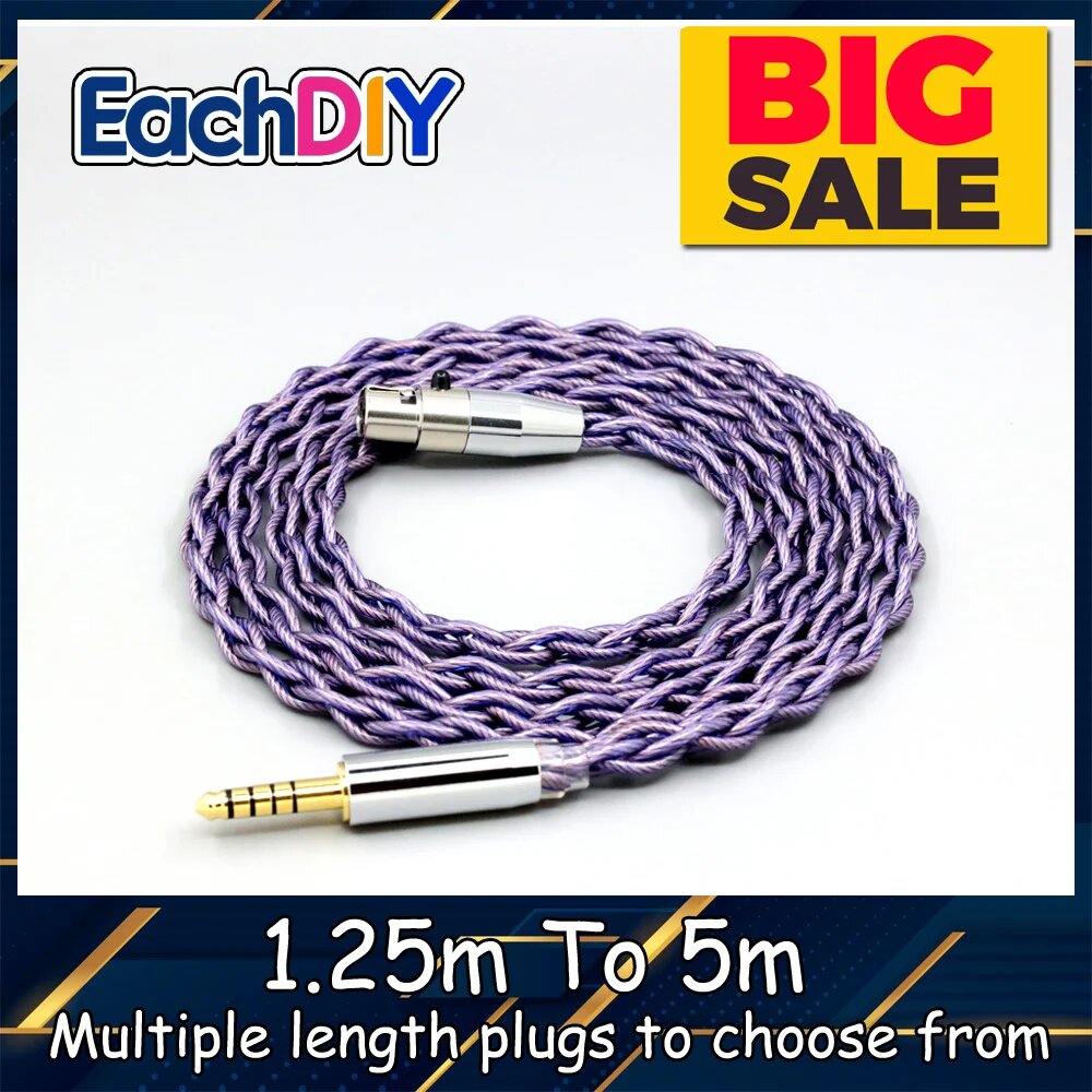 Кабель XLR 4 Pole Male EachDIY 1.25m
