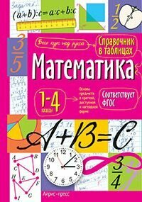 Справочник в таблицах. Математика 1-4 класс Айрис-Пресс 2023
