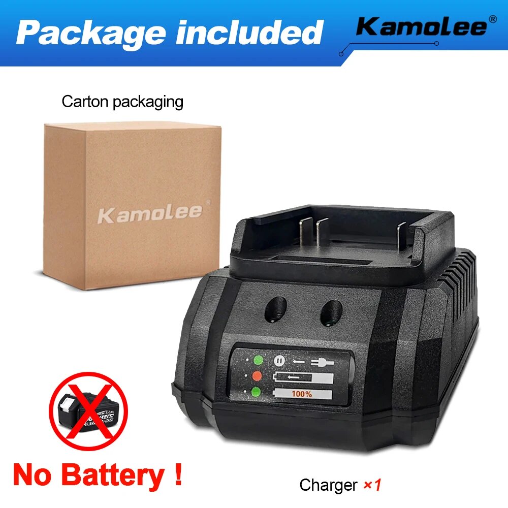 Kamolee BL1860 ручная дрель аккумулятор 18В 5000 мАч