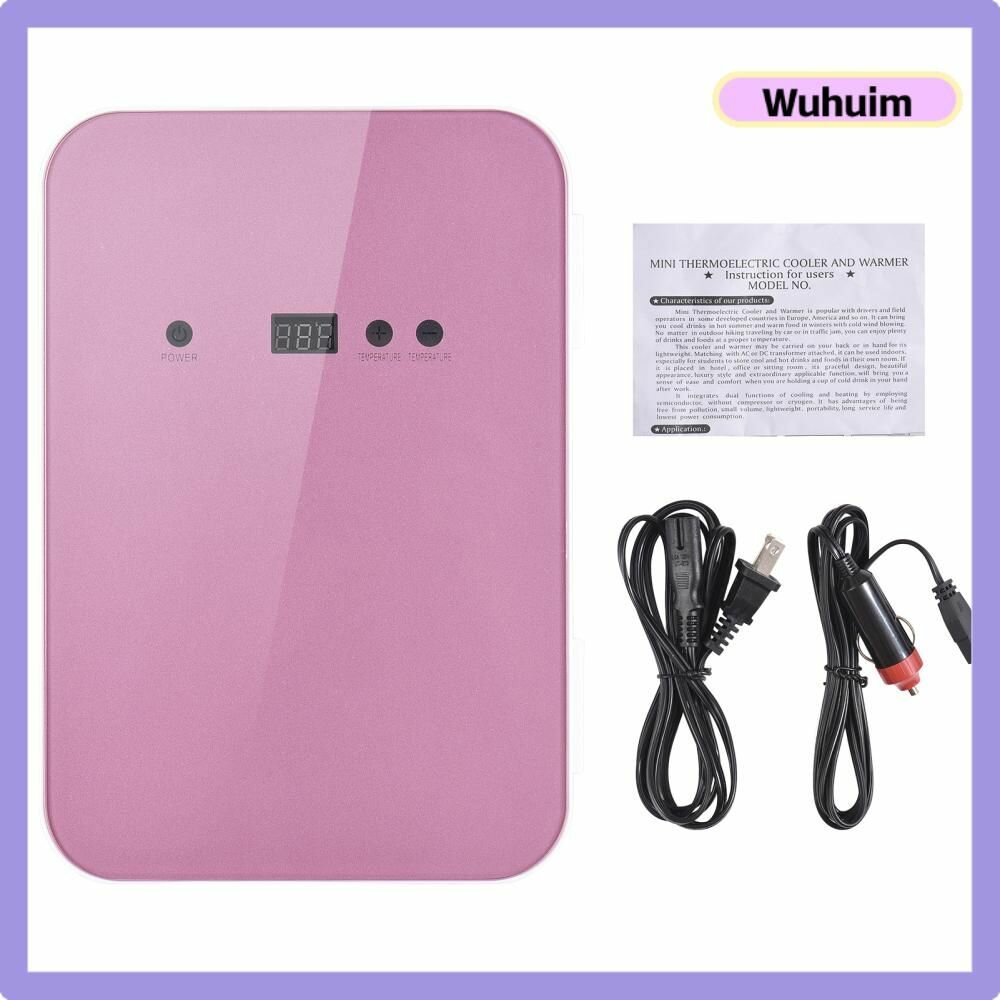 Мини-холодильник, 8 литров, с цифровым дисплеем, для косметики и еды, идеален для общежитий