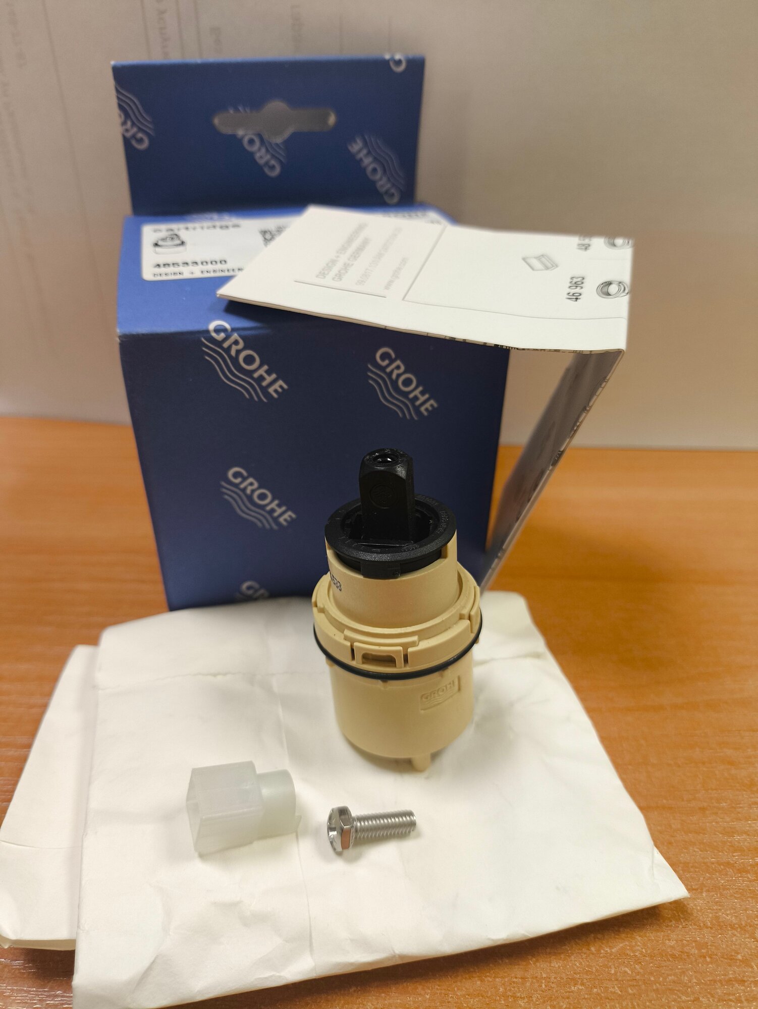 Картридж Grohe 48533000, керамический, универсальный, бежевый