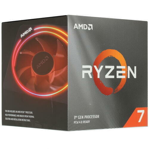 Процессор AMD Ryzen 7 3800X BOX (100-100000025BOX) - AM4, 8 x 3.9 ГГц, L2 - 4 МБ, L3 - 32 МБ, 2хDDR4-3200 МГц, TDP 105 Вт, кулер