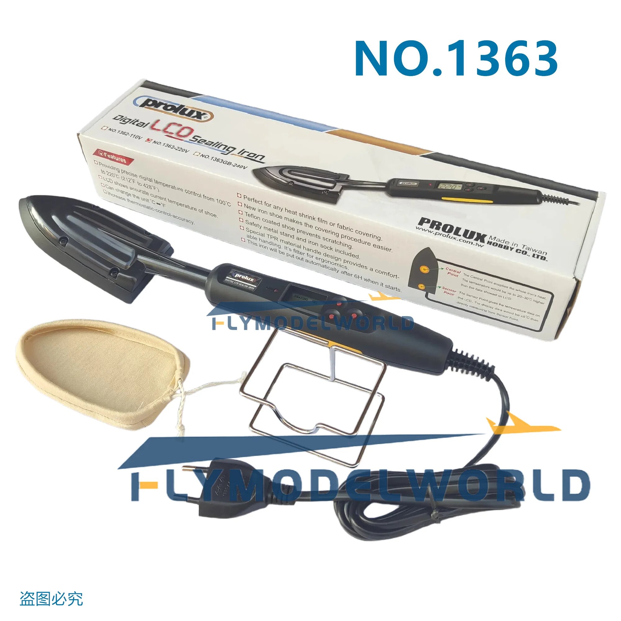 Prolux PX1363, цифровой утюг для RC моделей, 220V