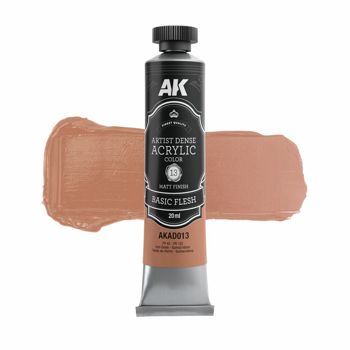 Краска для моделирования AK Interactive - Artistic Dense Acrylic - Basic Flesh