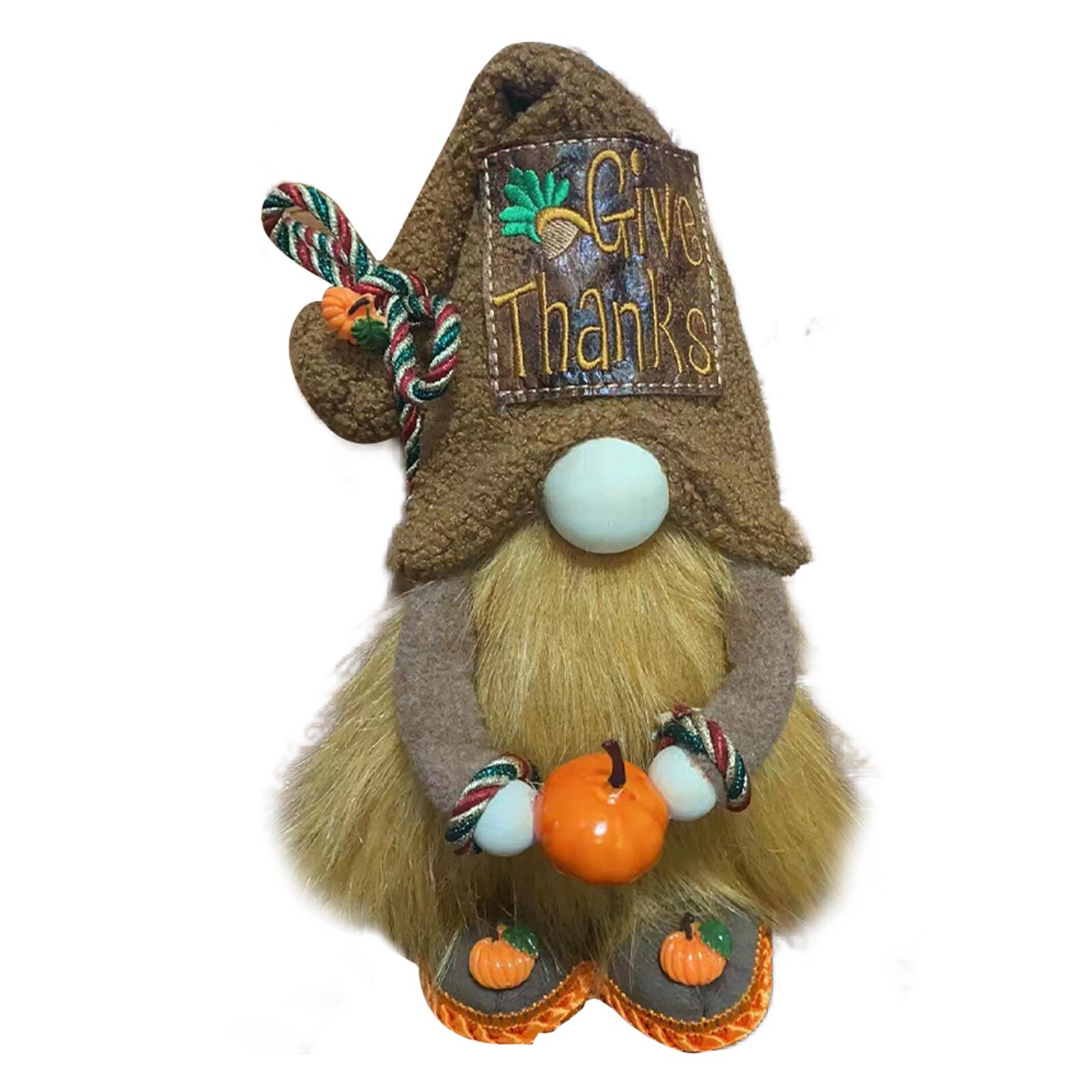 Holiday Plush Gnome Decorations White Angel Cute Soft Home Decor for Christmas Thanksgiving