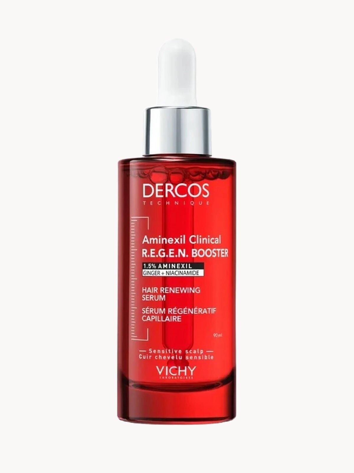 Vichy Dercos Aminexil Clinical R.E.G.E.N.Booster Сыворотка для укрепления и роста волос, 90 мл