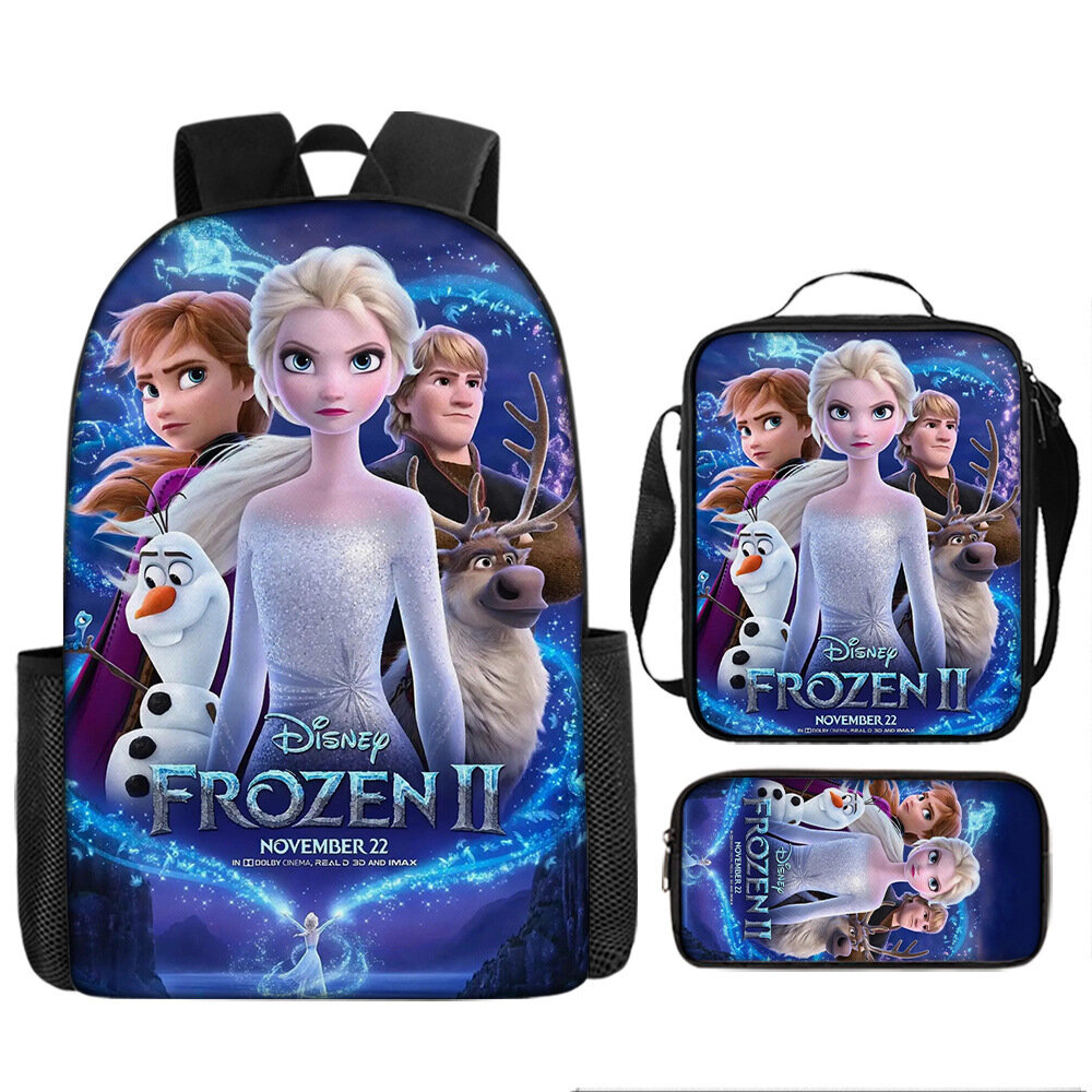 Школьная сумка для детей, детский сад, женский лед и снег, принцесса Эльзы, компьютерная сумка, водоотталкивающий костюм большой вместимости, новая сумка через границу