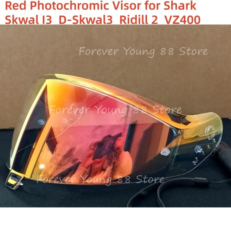 Для Shark Skwal I3 D-Skwal 3 Ridill 2 VZ400 шлем козырек линзы солнцезащитный козырек стекло видоискатель лобовое стекло аксессуары для мотоциклов Moto
