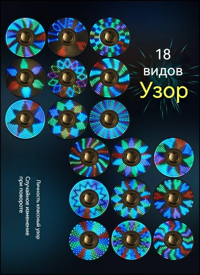 Черный многофункциональный Фиджет - спиннер Fidget Spinner многофункциональный Фиджет - спиннер Fidget Spinner-.