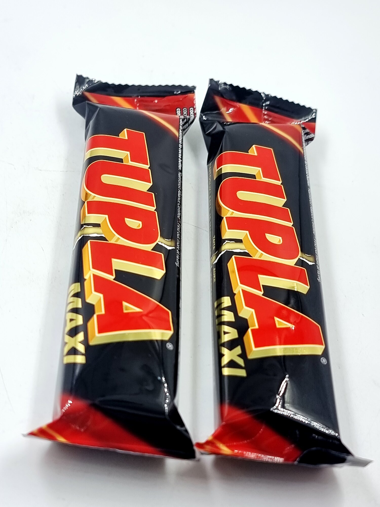 Шоколадные батончики Tupla "Maxi", с нугой, молочный шоколад, 2 шт по 50 г (из Финляндии)