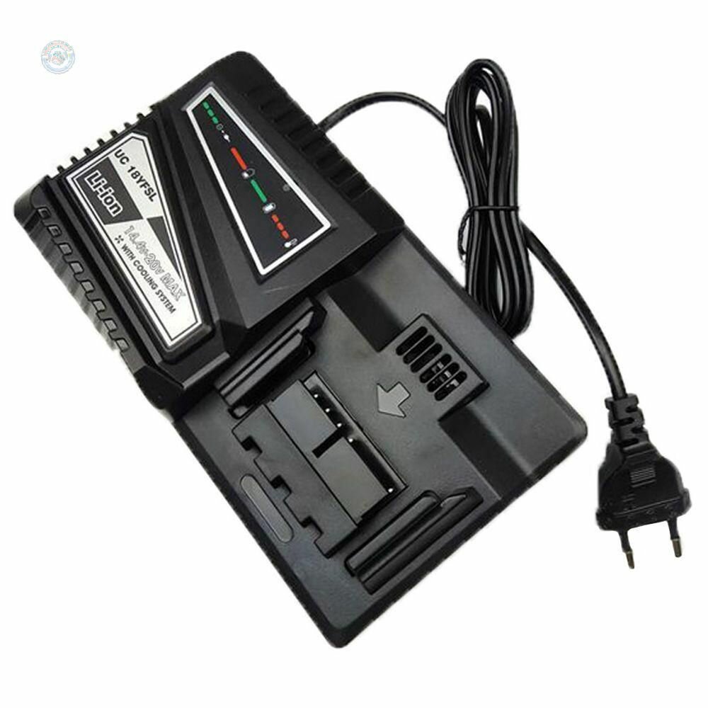 Зарядное устройство 14.4V-20V 4.5A для аккумуляторов Hitachi Hikoki, совместимое с BSL1430 BSL1415 BSL1830 BSL1815 BSL1840 BSL1850, защита от перезарядки, евровилка