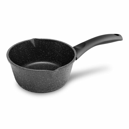 Ковш Нева Металл Посуда "Каменная" Чёрный гранит 1.7 л, алюминий (186317)