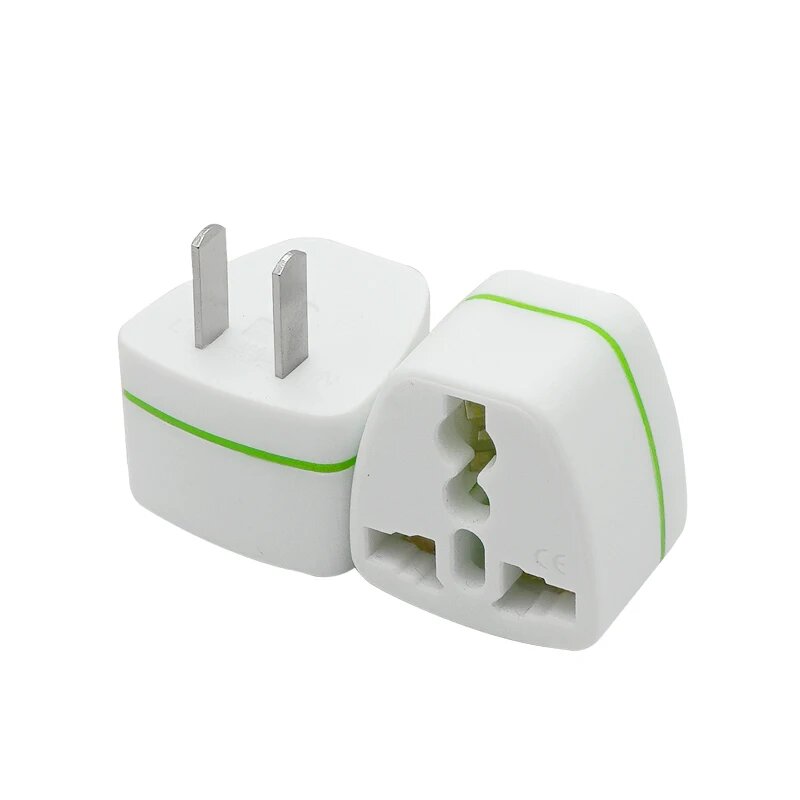 Международный адаптер для штепселя White-CN-2Pin