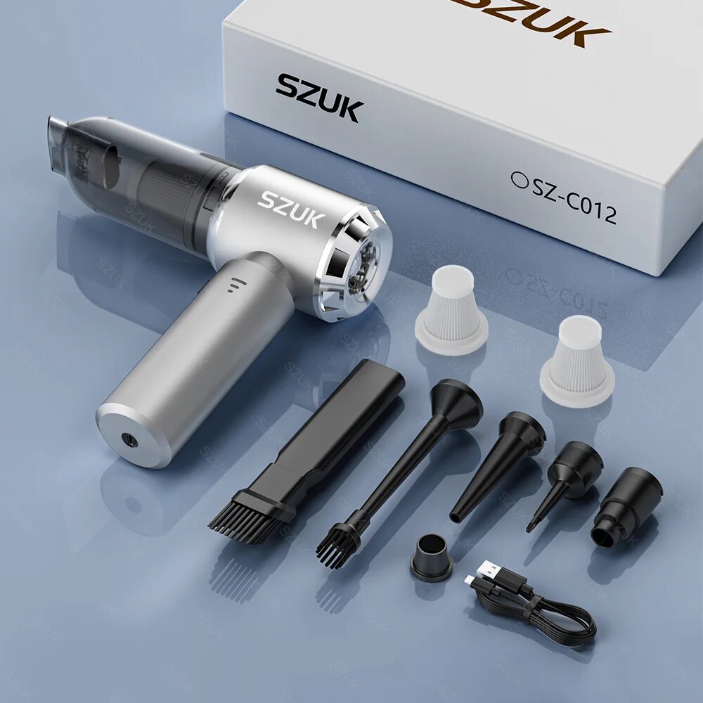 Портативный Автомобильный Пылесос SZUK: Мощный Мини-беспроводной Пылесос Для Автомобиля И Max 2hapa