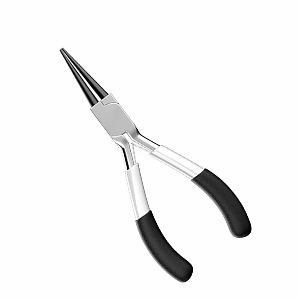 Мини-плоскогубцы с острыми зубцами и плоским зевом, удлиненной игольчатой горловиной, скошенными губами, плоскогубцы для сгибания проволоки