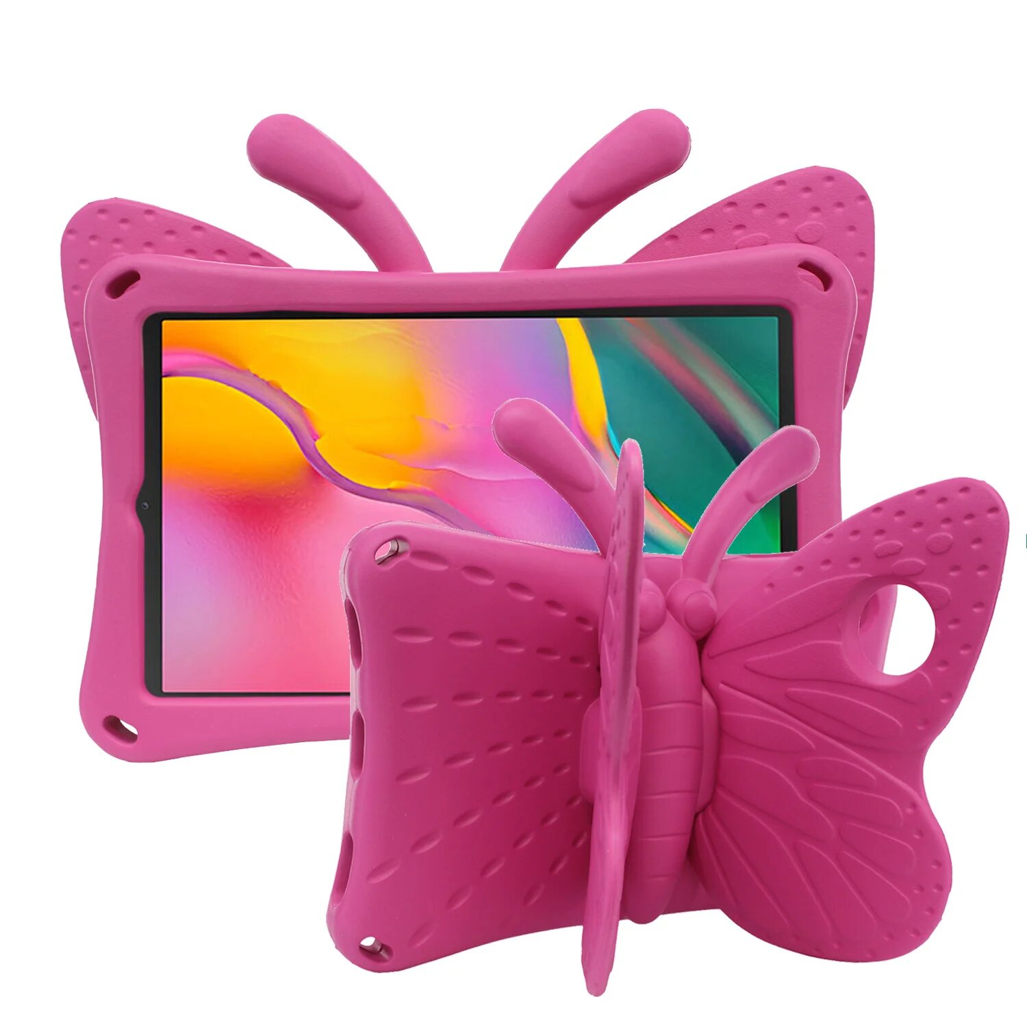 Детский чехол-бабочка Rose Red для Samsung Galaxy Tab S6 Lite SM-P610 P615