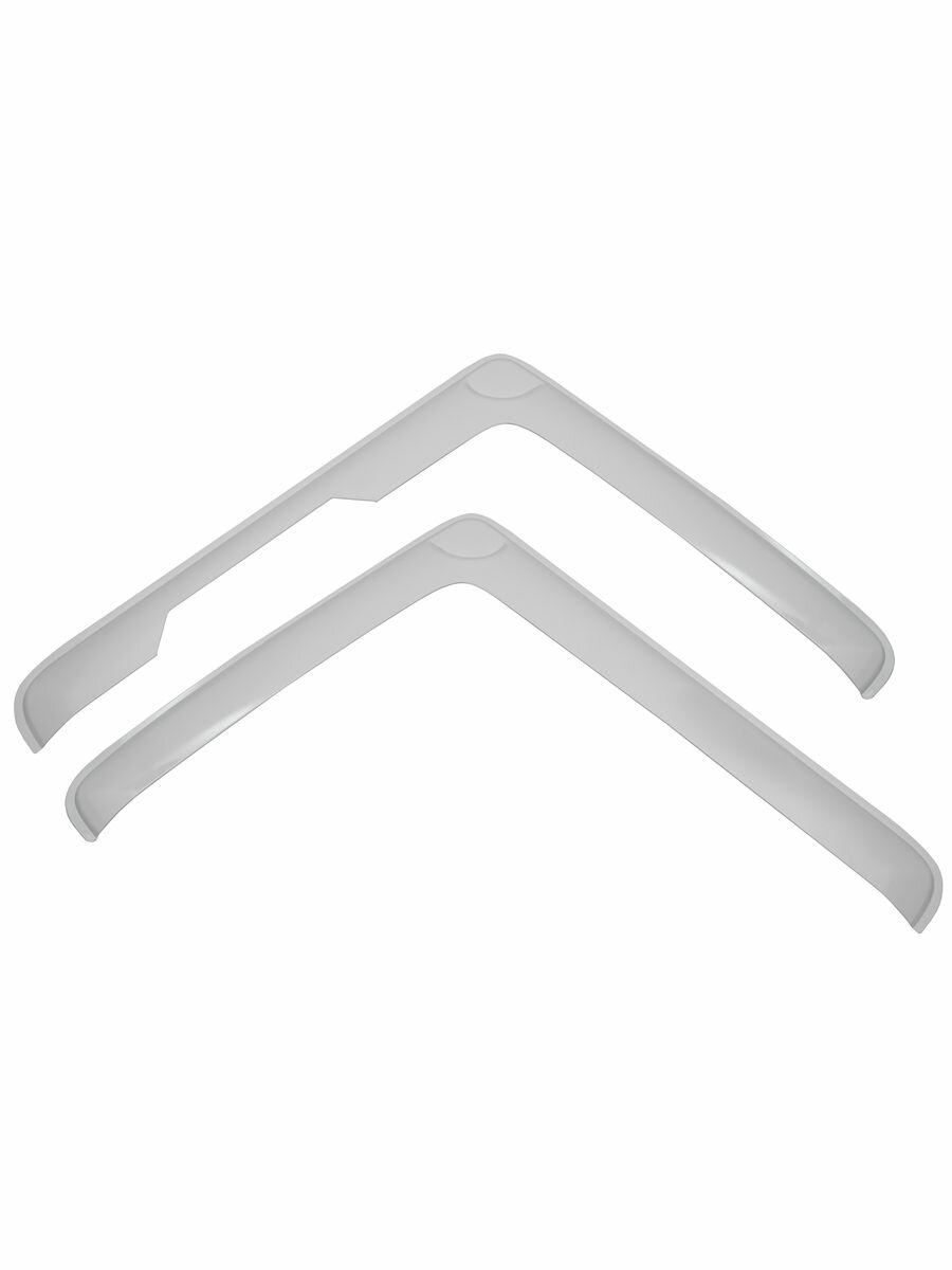 Дефлекторы для MAN TGA, TGL, TGM, TGS, TGX 2007-2021 белый, накладной , 2 шт. / Ман ТГикс