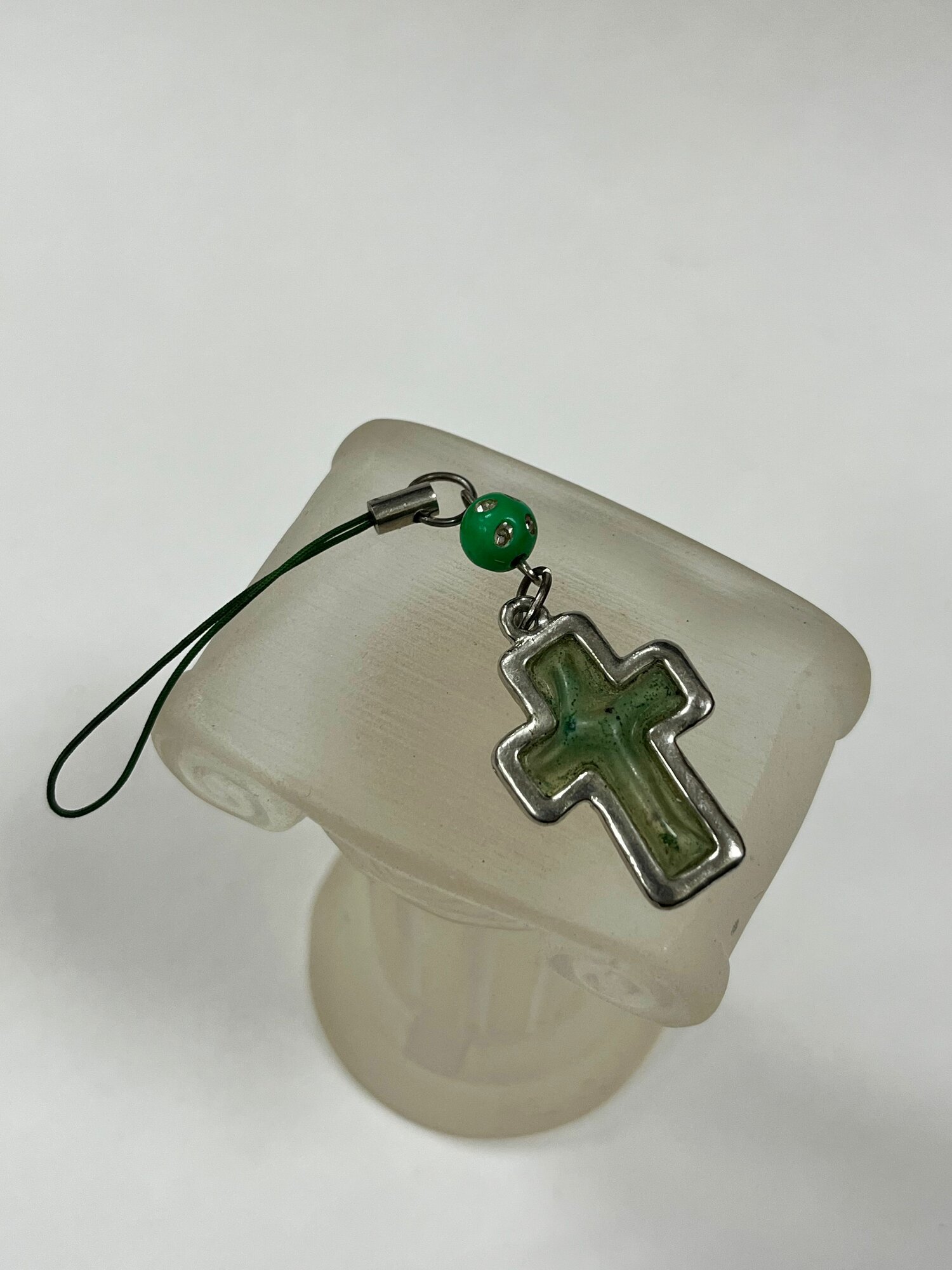 Винтажный кулон, подвеска для колье, брелок, крестик.