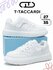 Кроссовки T.Taccardi Кроссовки для девочек, T.TACCARDI, размер 30 Р. - 19 СМ, бе...