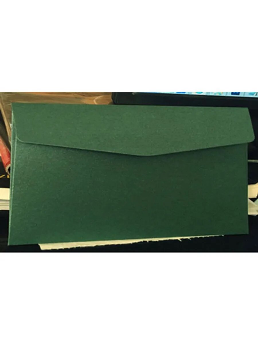 Художественный конверт (176x125 мм, темно-зеленый)