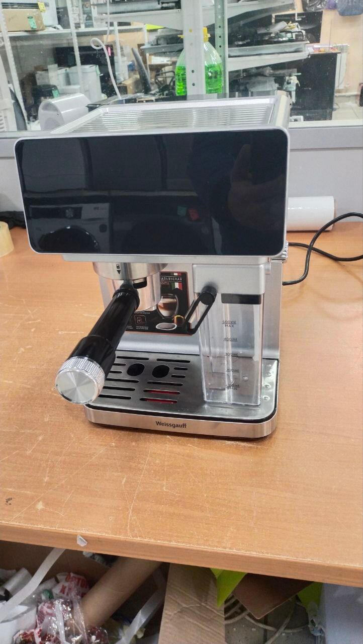 Кофемашина Weissgauff wcm-355 dbx automatic cappuccino colour touch