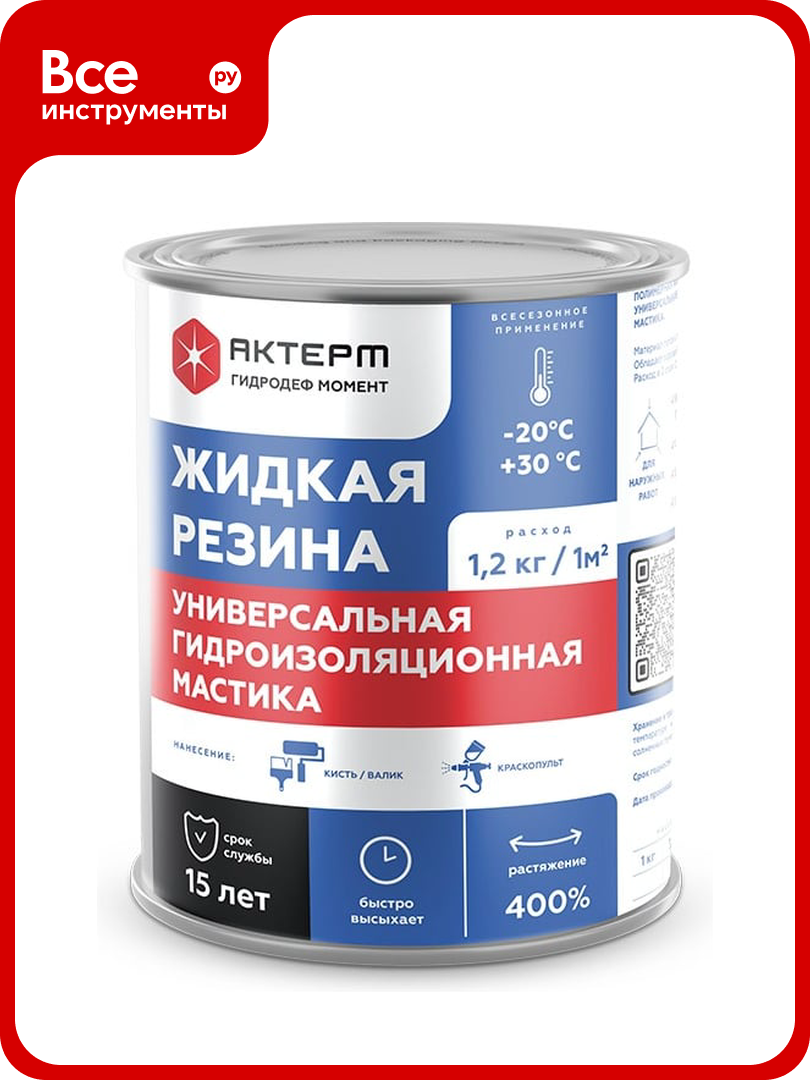 Гидроизоляция актерм ГидроДеф Момент 10 кг 908083045