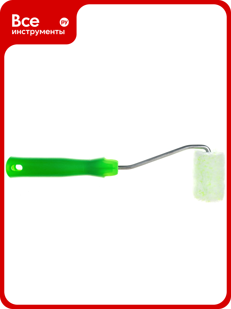 Мини-Валик в сборе для дерева Акор L60 мм, микрофибра, L ручки 30см 4607044338852