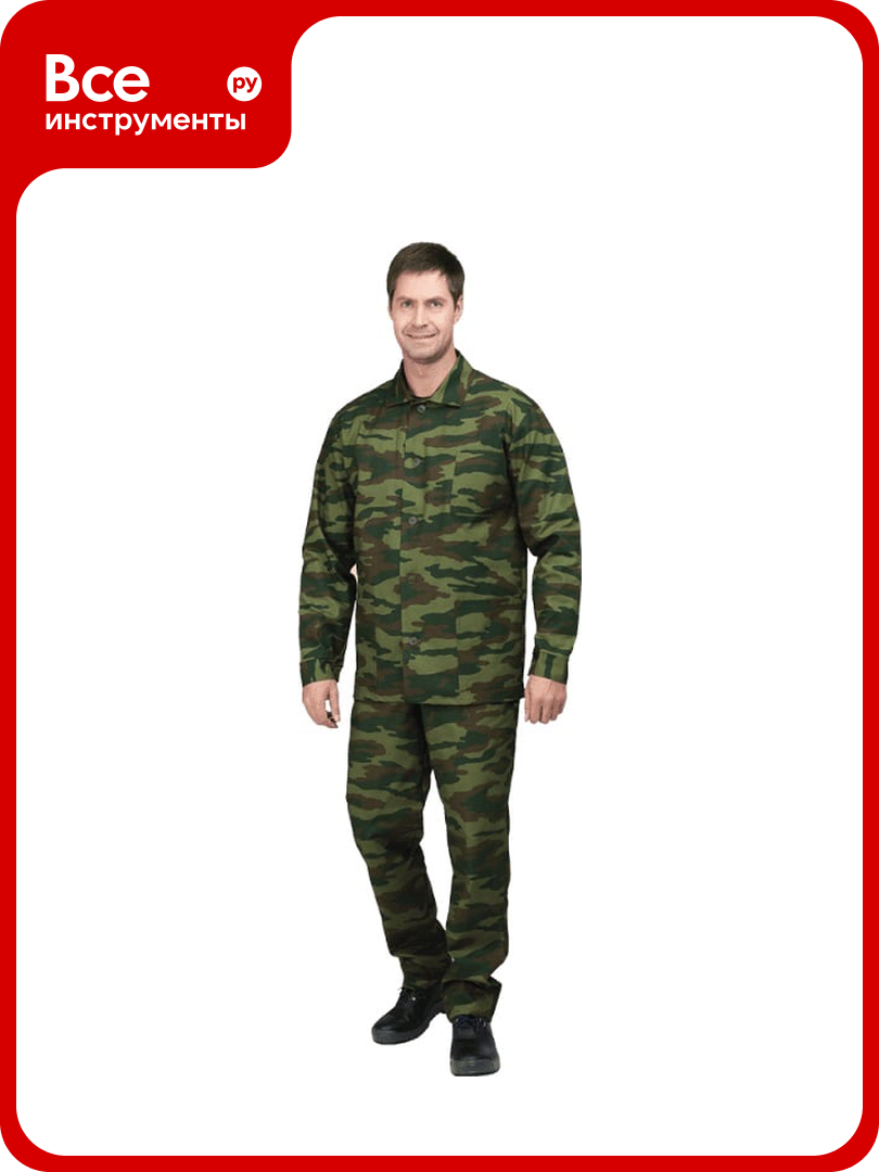 Костюм ГК Спецобъединение саржа камуфляж, размер 112-116, рост 182-188 Кос 005/112/182