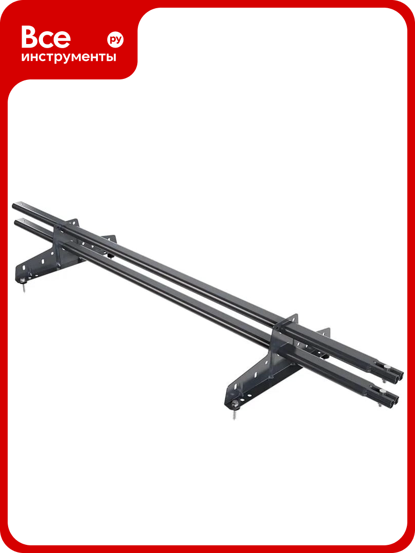 Снегозадержатель трубчатый Borge NewLine 1,5 м, 20x40 мм, 2 опоры, серый графит (RAL 7024) 06.014.15.04.01.100.7024