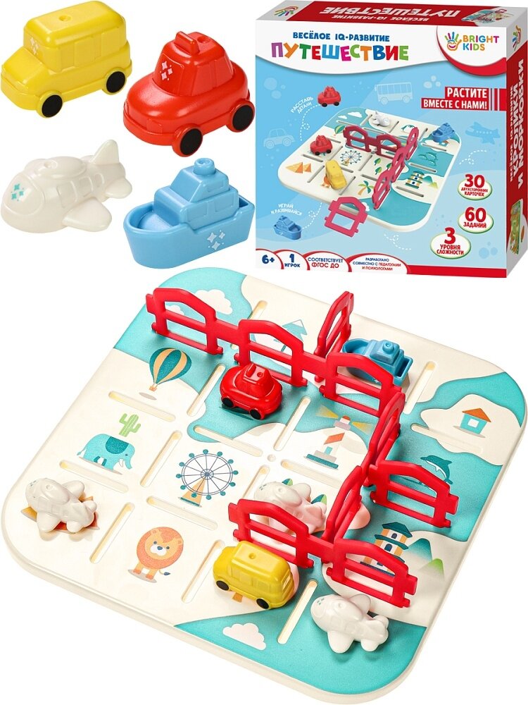 Головоломка Bright Kids "Путешествие", И-7829, развитие кругозора и логического мышления