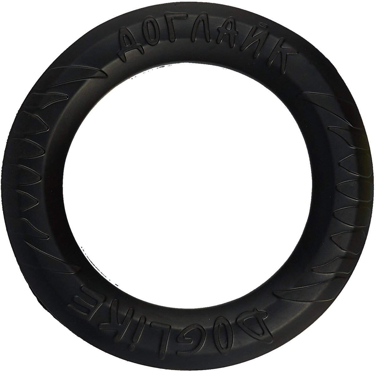 Снаряд Каскад "Tug & Twist DL", для дрессировки собак, средний, цвет: черный