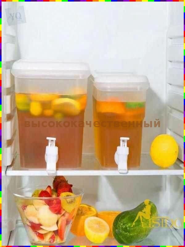 Объемная бытовая бутылка для холодной воды 3,5 л с удобным краном