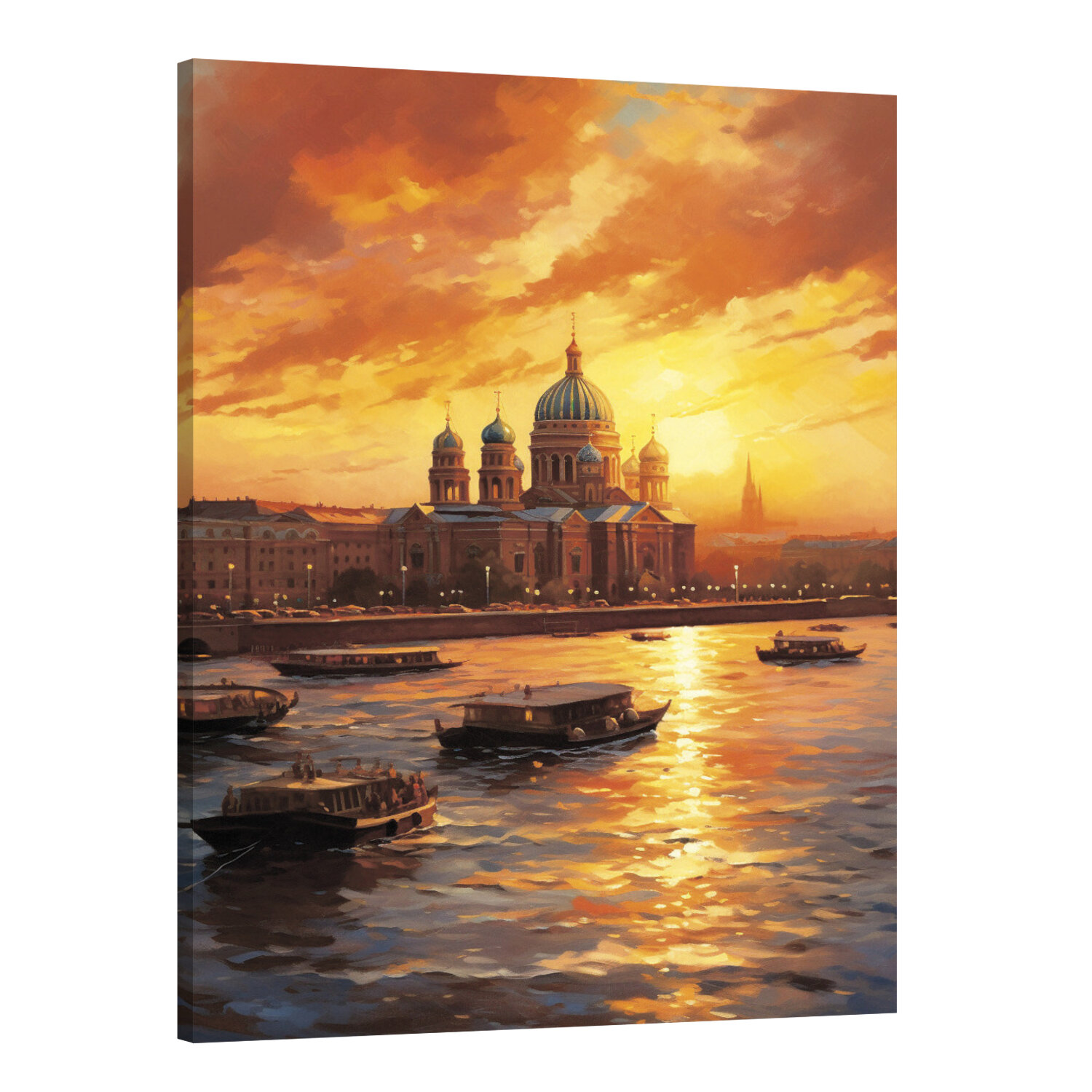 Интерьерная картина 50х70 "Питерский магнетизм"