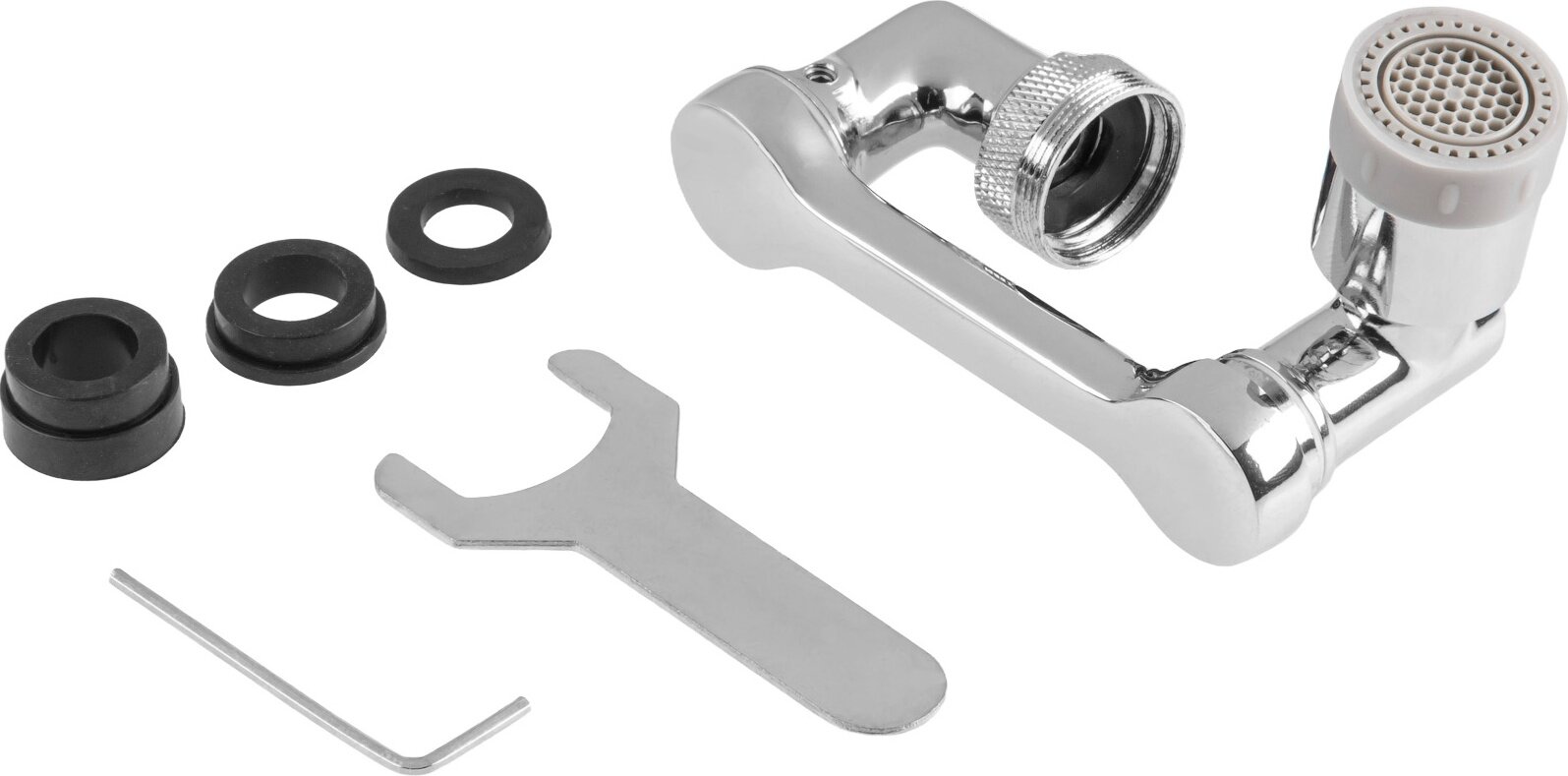 Аэратор для смесителя поворотный на шарнире, AV Engineering (AVSSS-106)