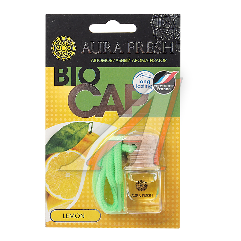 Ароматизатор подвесной жидкостный (lemon) 6мл Bio Cap AURA FRESH
