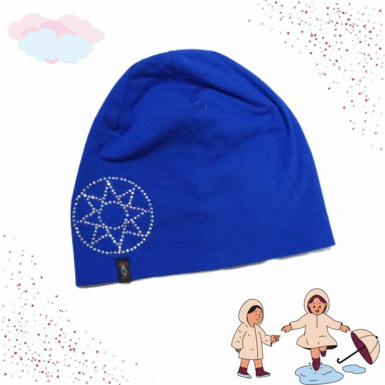 Шапка-бини Margot Bis Базовая коллекция для девочек