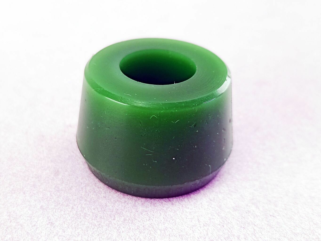 Втулка амортизатора для а/м УАЗ, ГАЗ, полиуретан, зеленая, твердость - 80, 1 штука