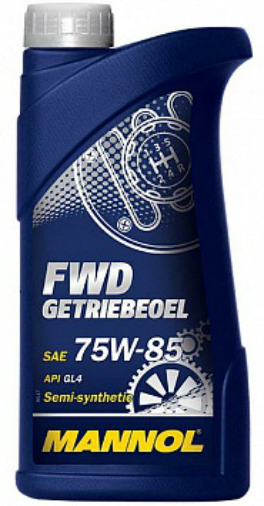 MANNOL 1316 Масло трансмиссионное 75W85 MANNOL 8101 1л полусинтетика FWD Getriebeoel GL4