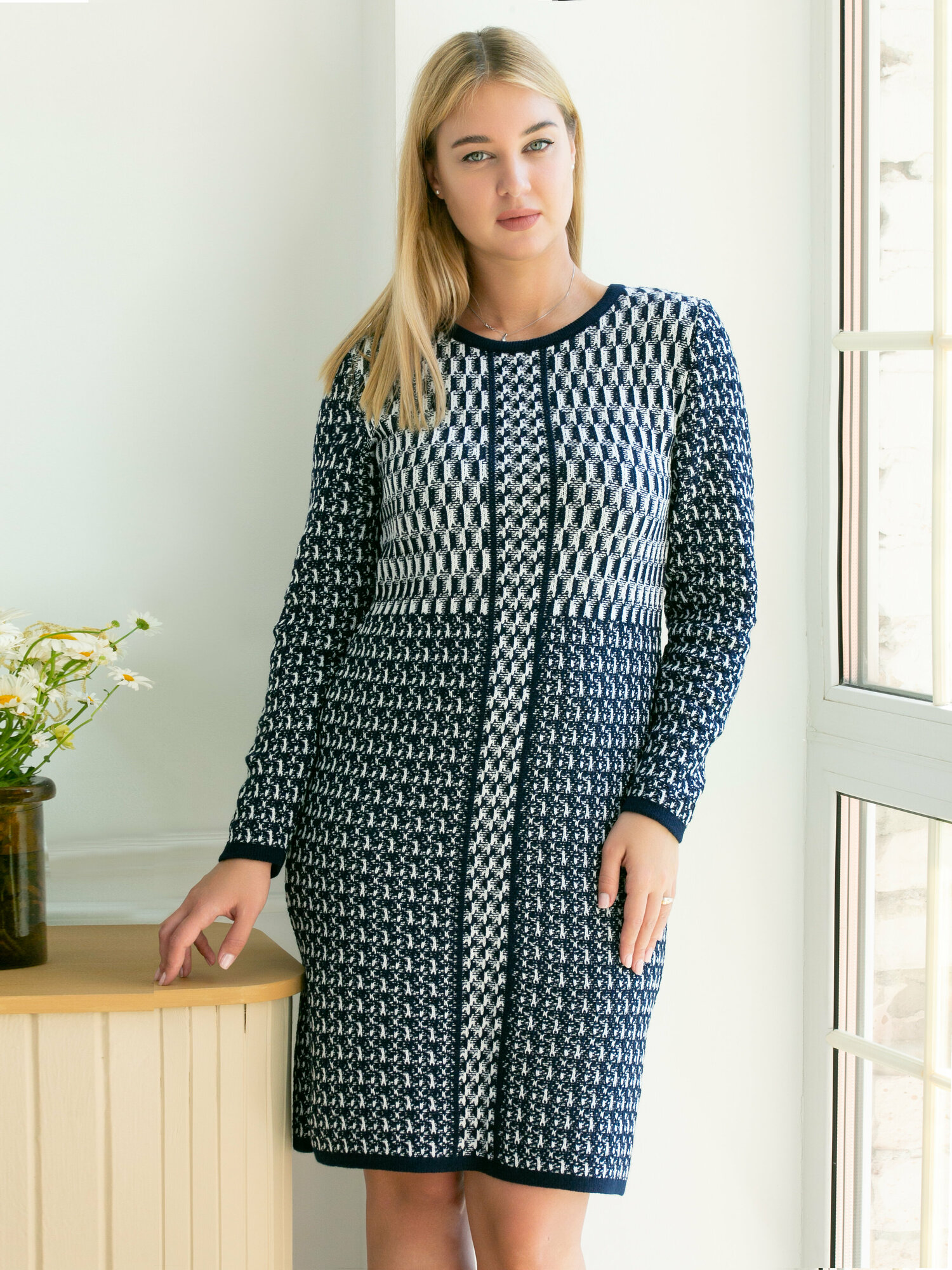 Платье трикотажное