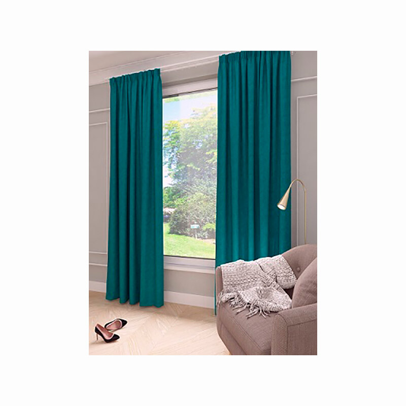 Штора LEGRAND Канвас Бирюзовый 150*280 см