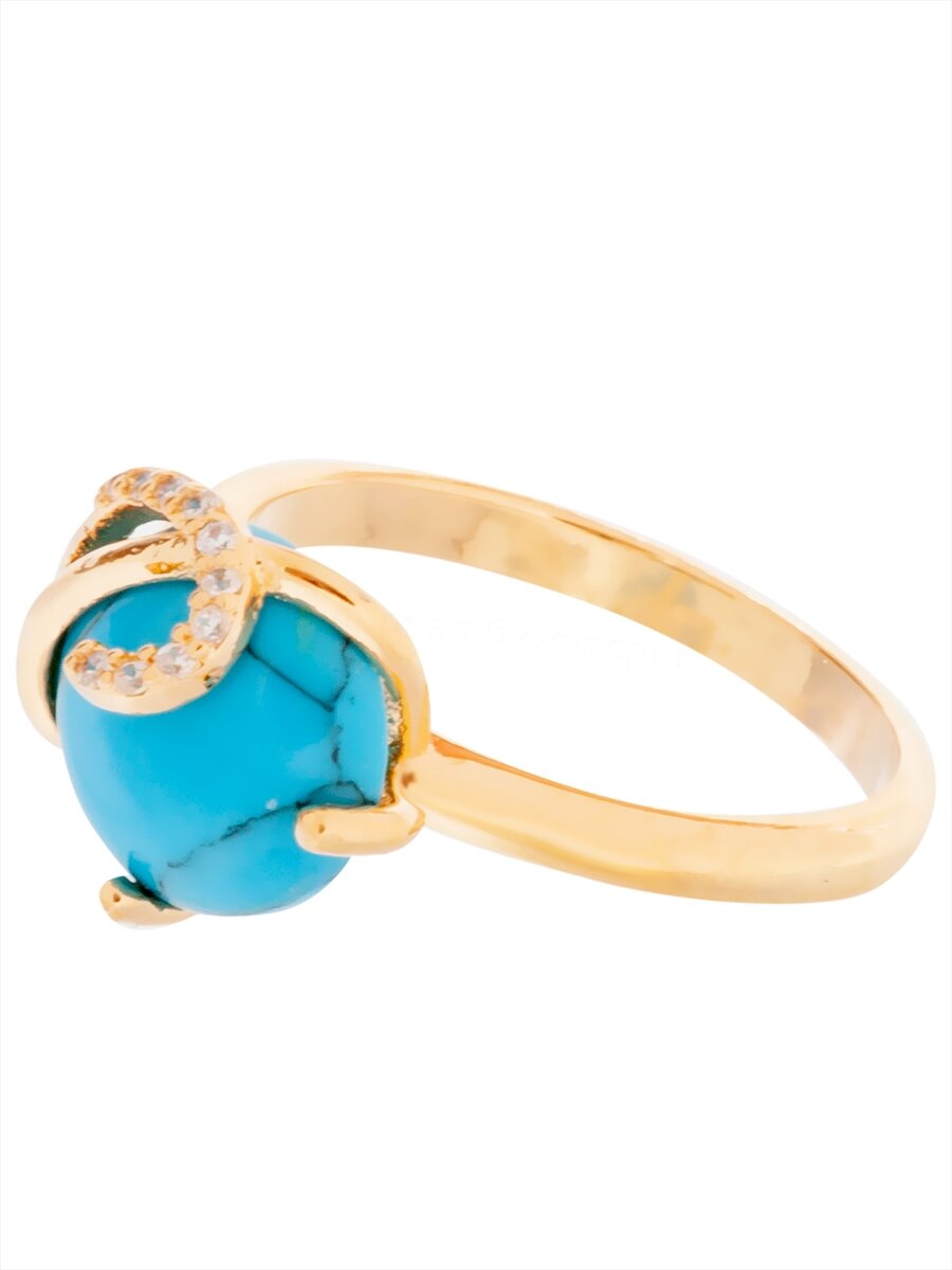 Кольцо, бирюза