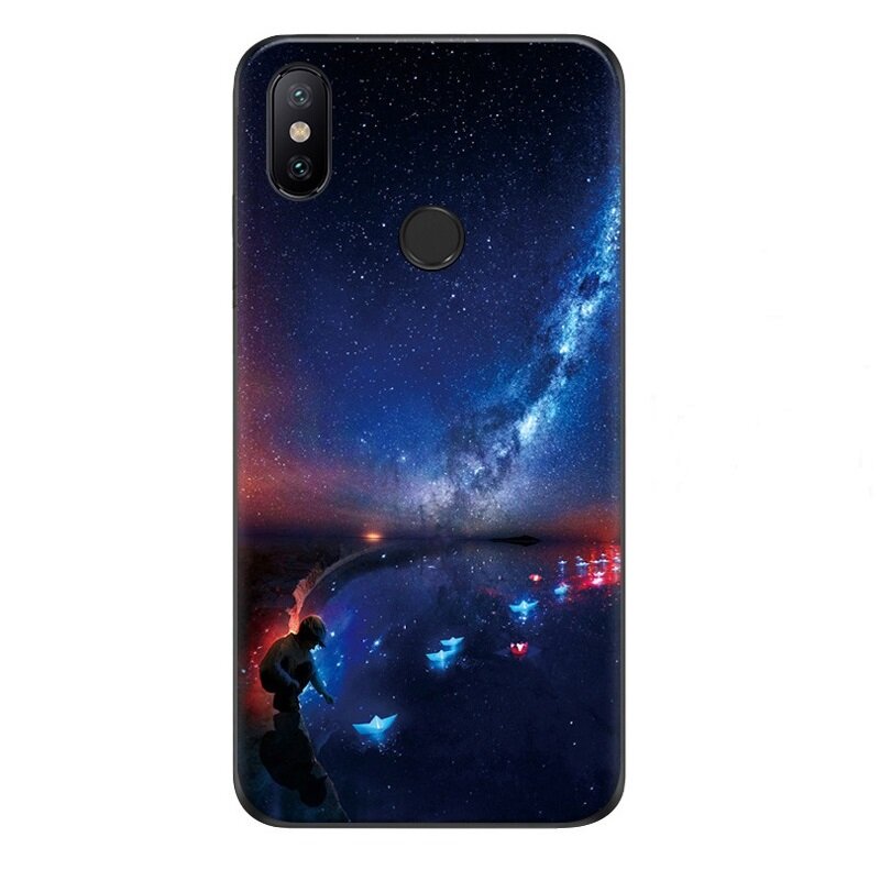 Чехол-накладка Чехол. ру для Xiaomi Redmi 6 Pro/ Xiaomi Mi A2 Lite из мягкого силикона с объемным 3D изображением с безумно красивым рисунком темати.