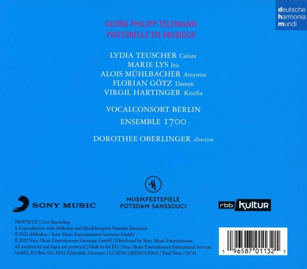 Диск Georg Philipp Telemann (1681-1767) - Pastorelle en Musique (Opera Serenata) (2 CD)