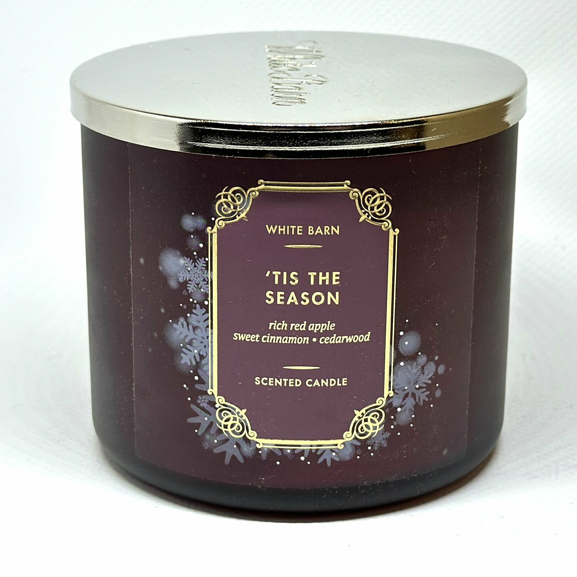 Bath and Body Works свеча ароматическая с 3 мя фитилями Tis The Season