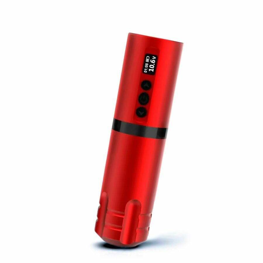 Беспроводная машинка ручка для тату и татуажа Yilong XV-20 Wireless Pen Red